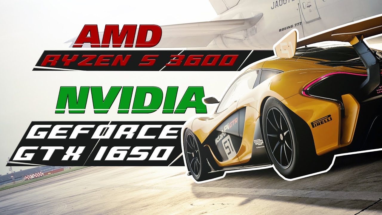 AMD Ryzen 5 3600 + NVidia GeForce GTX 1650. Benchmark in 10 games ...