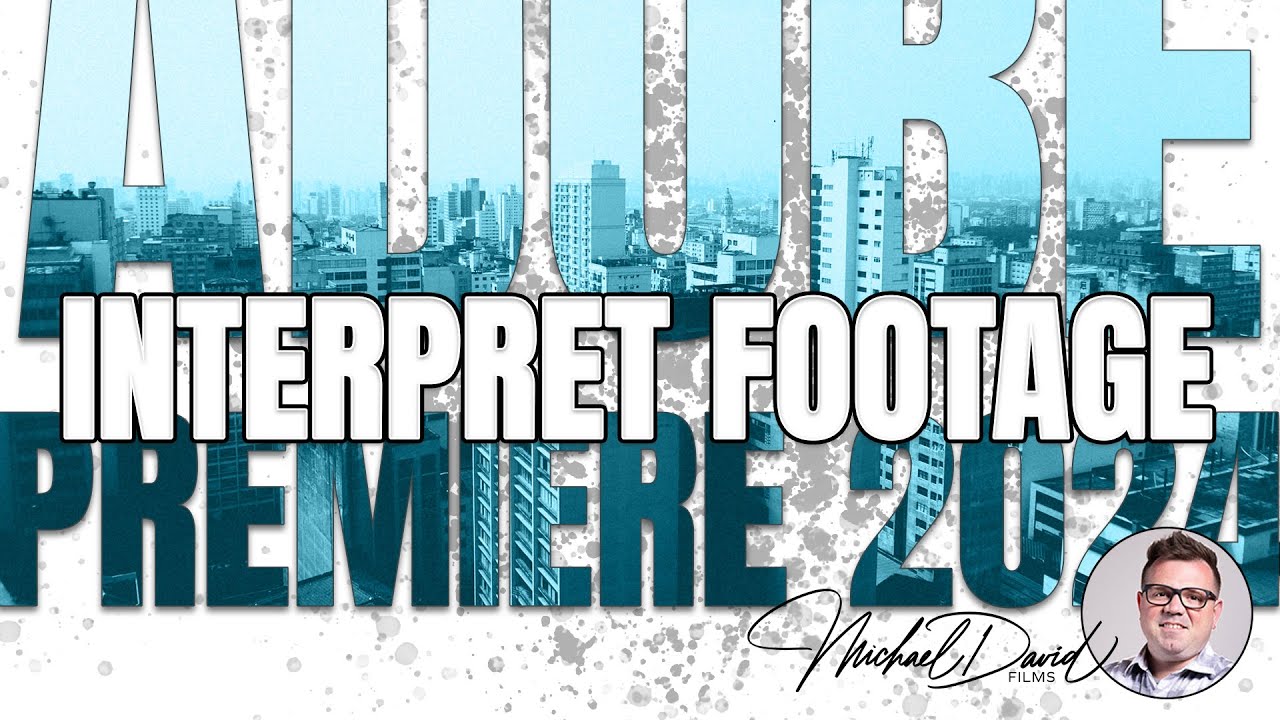 Interpret Footage, Adobe Premiere - YouTube