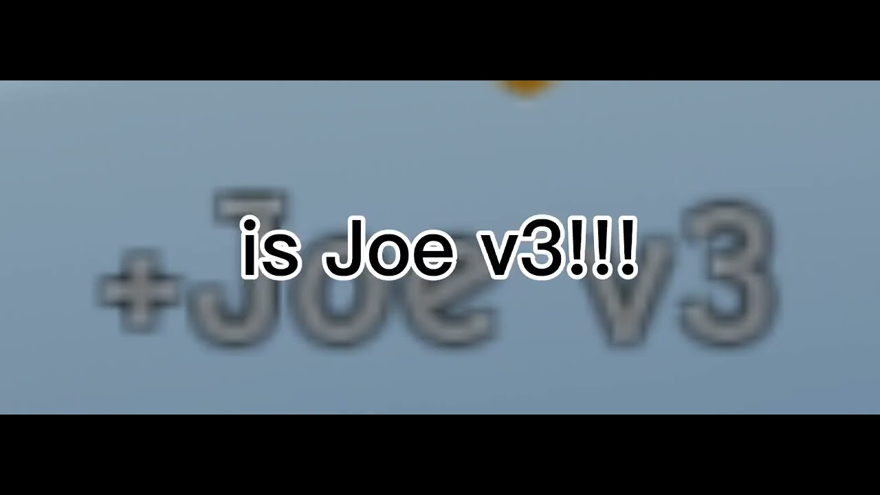 YBA Joe v3 - YouTube