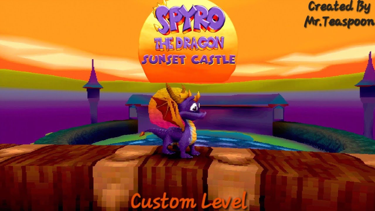 Spyro The Dragon: (Spaghetti) Custom Level: Sunset Castle By Mr ...