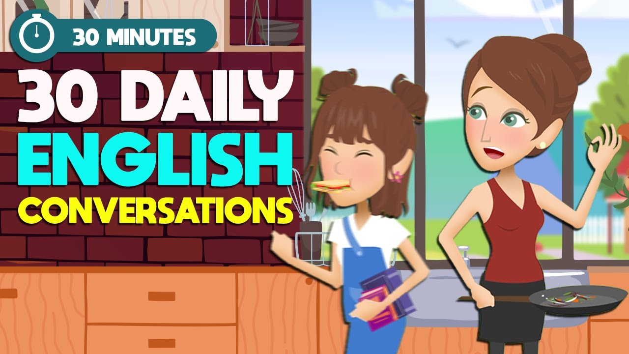 30 Daily Conversations to Learn English with Topics | Improve English ...