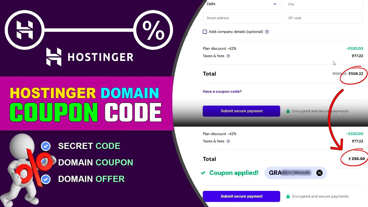🏷️Hostinger Domain Coupon Code | Hostinger Domain Offer - YouTube