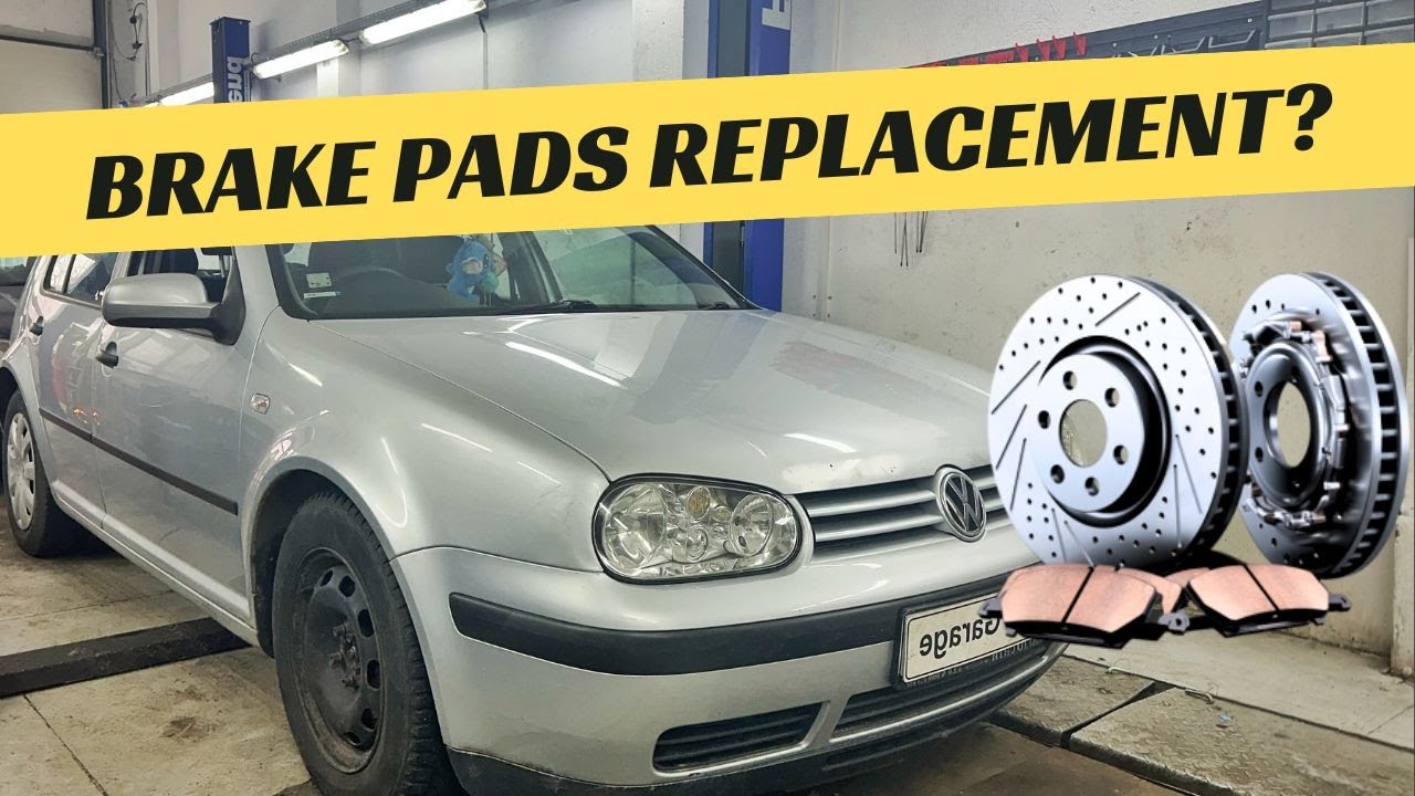 VW Golf 4 Rear brake pads replacement - YouTube