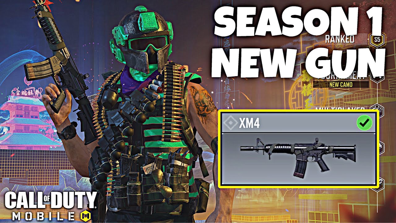 SEASON 1 is LIVE and NEW XM4 in COD MOBILE - YouTube
