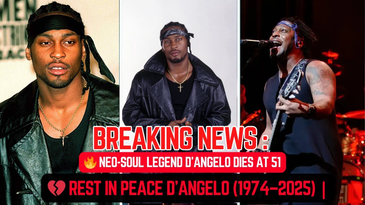 ⚡Music Icon D’Angelo Passes Away | Fans and Artists Pay Tribute Brown ...