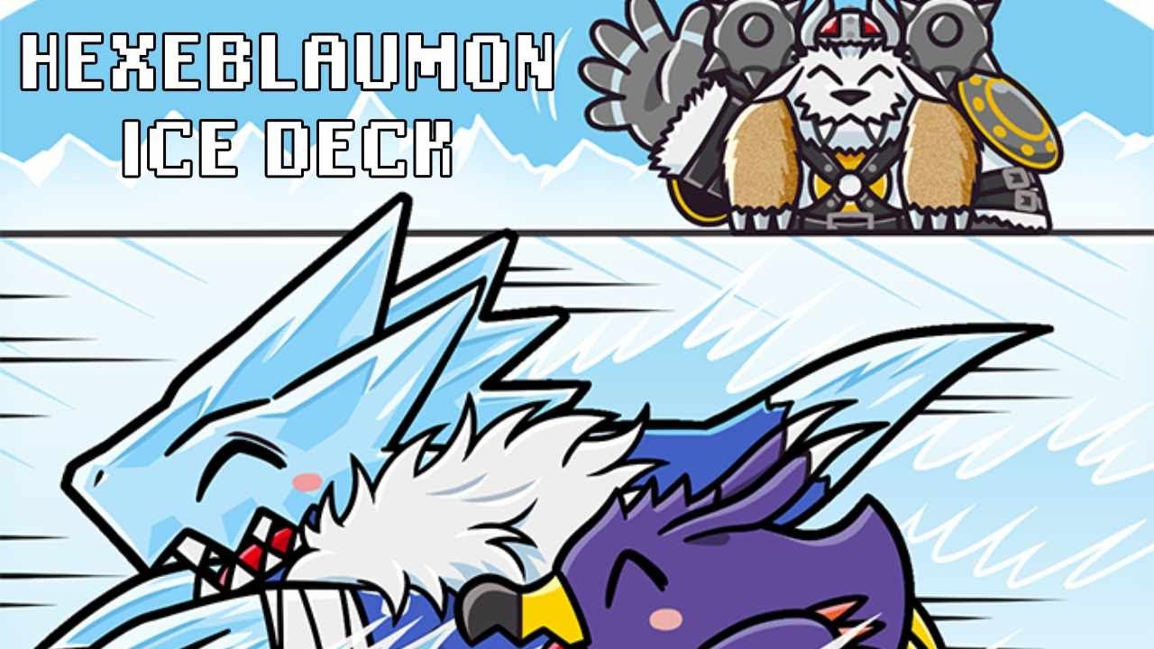Digimon TCG: Blue Hexeblaumon Deck (EX01) - YouTube
