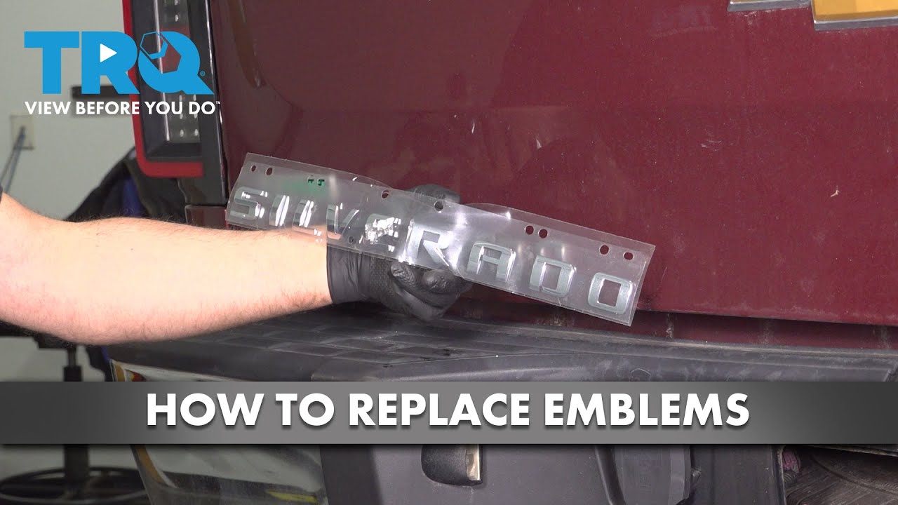 How to Replace Emblems - YouTube
