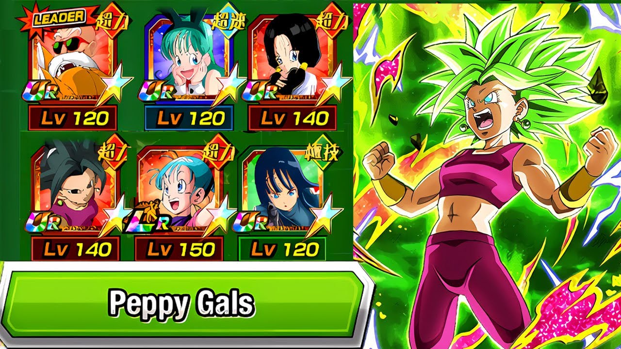 MASTER ROSHI PEPPY GALS CATEGORY TEAM SHOWCASE! Dragon Ball Z Dokkan ...