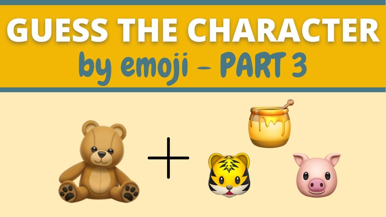 Guess the Character by Emoji Quiz Challenge | PART 3 - YouTube