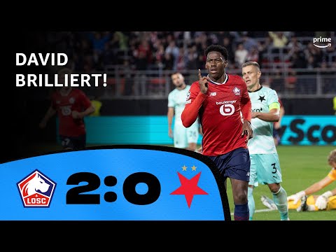 OSC Lille 2:0 Slavia Prag | Highlights - Champions League