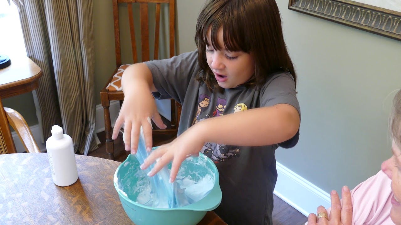 Making Slime with Stella and Grandma B - YouTube