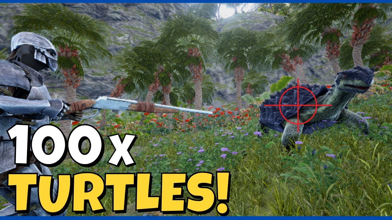 THE DAY I TAMED 100 TURTLES... | Ark: Survival Evolved - YouTube