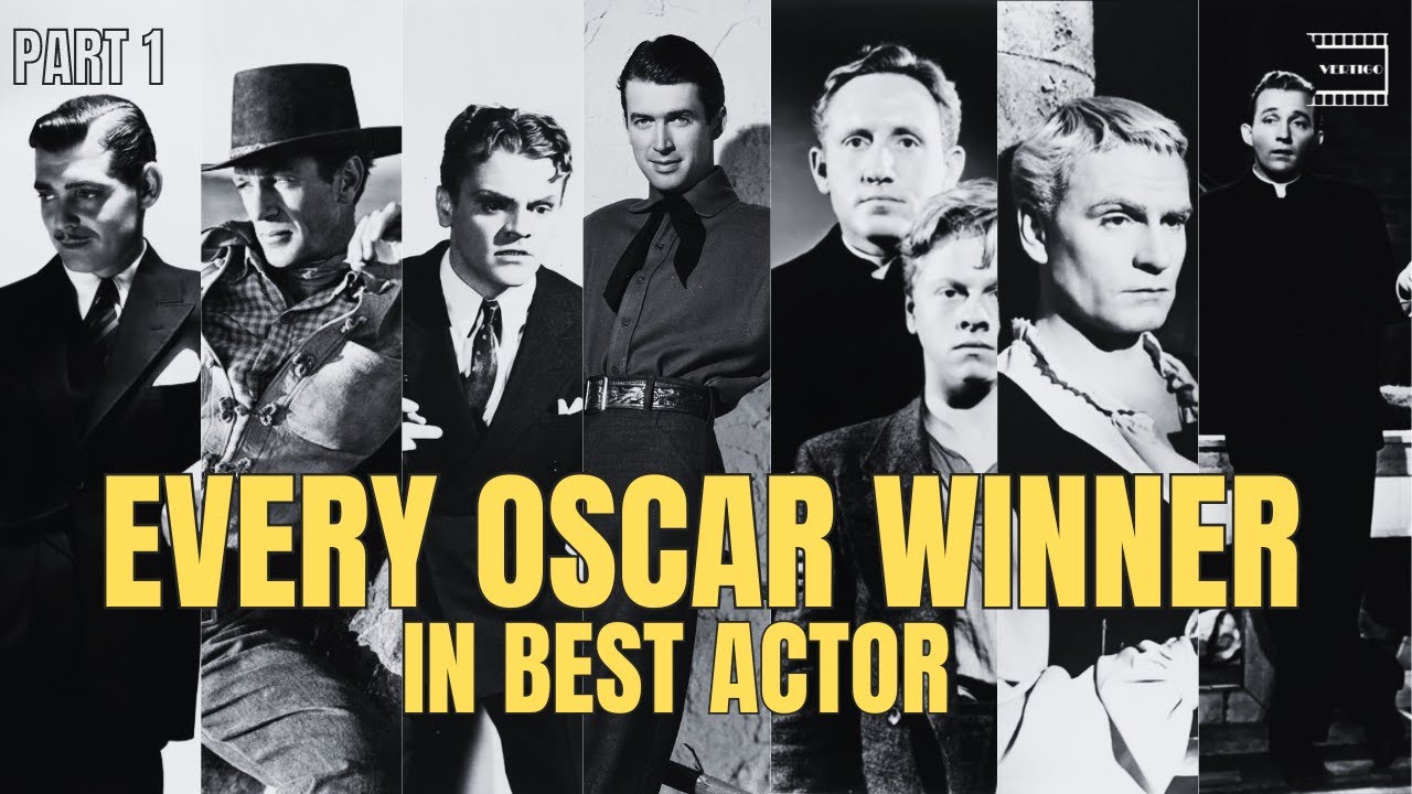 EVERY Best Actor Oscar Winner: Part 1 (1927-1950) - YouTube