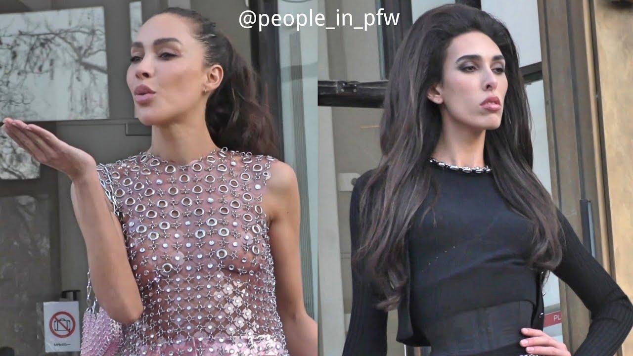 Inès Rau & Raya Martigny - Défilé Paco Rabanne Automne/Hiver 2023/2024 ...