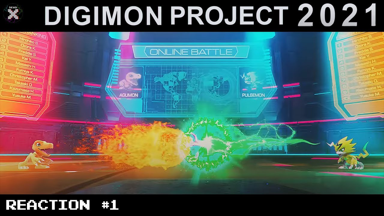 1ST REACTION VIDEO!【EP1: NEW DIGITAL MONSTER BEGINS】 DIGIMON PROJECT ...