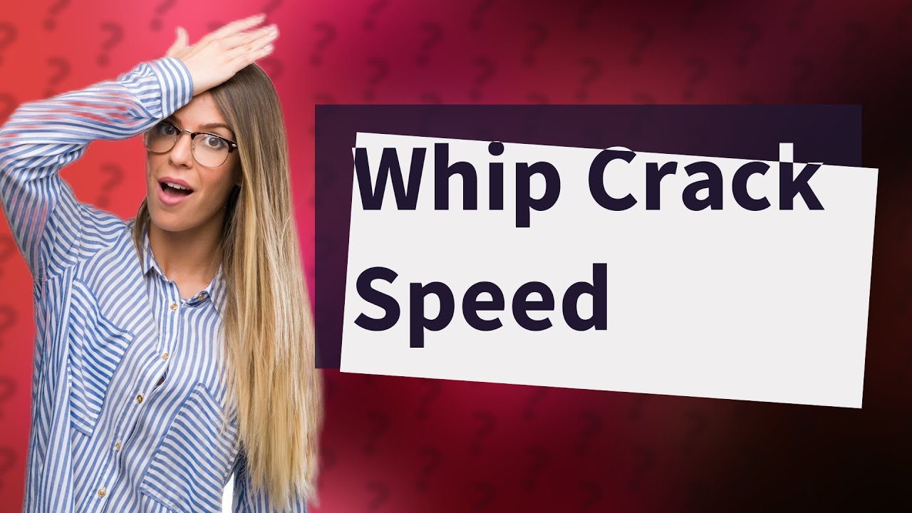 How fast does a whip hit? - YouTube