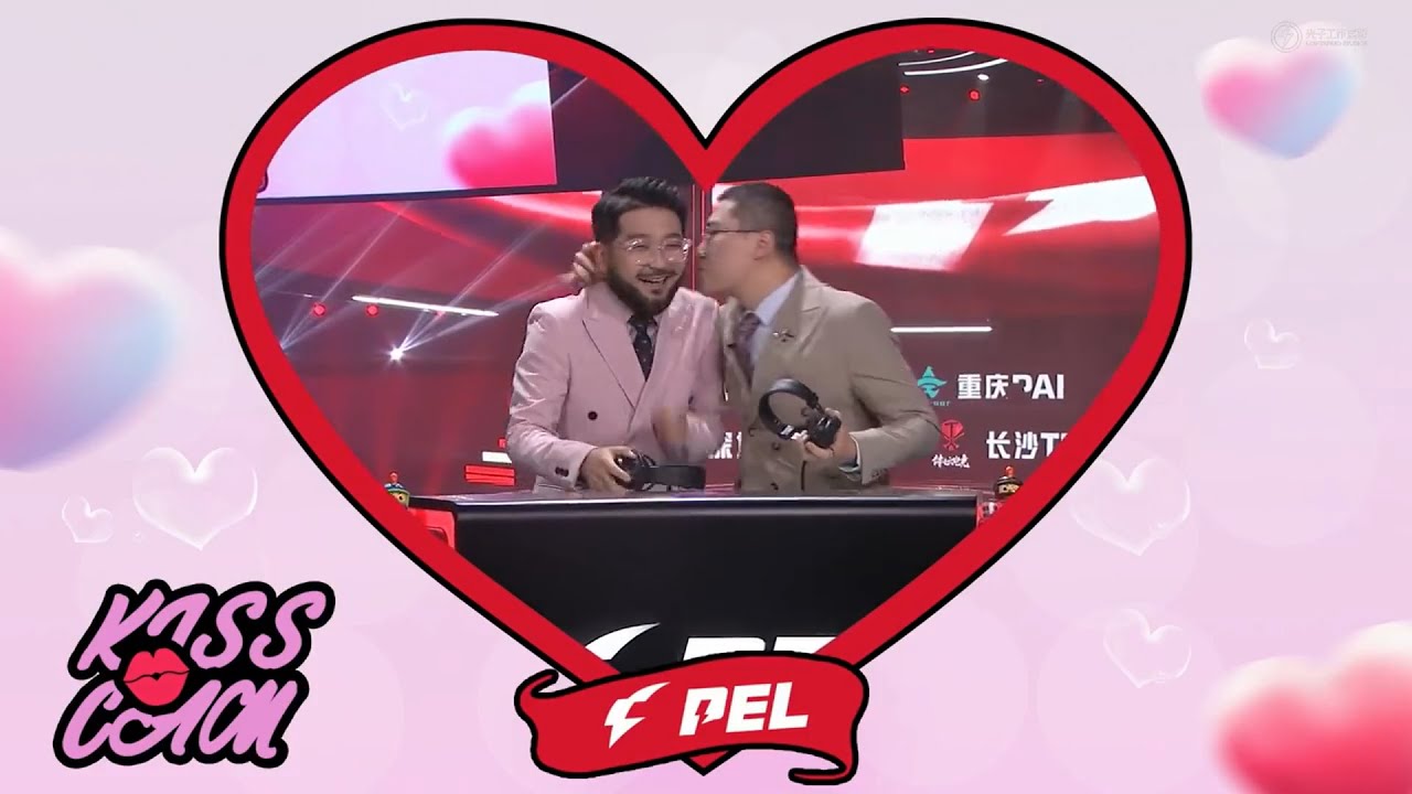 PEL Host kissing and smacking 🍑 | PEL 2023 Spring Kiss Cam - YouTube
