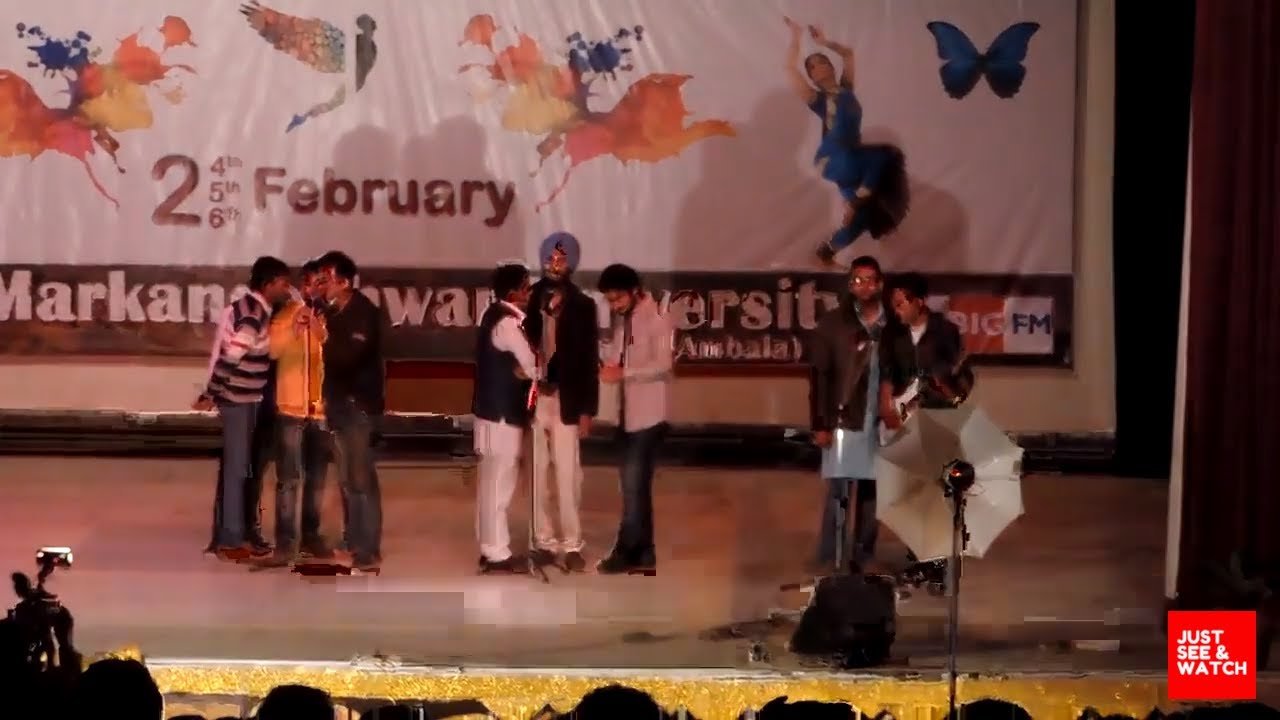 MMU Universumm: College Boys Sings a Vande Mataram Song || University function | singing ...