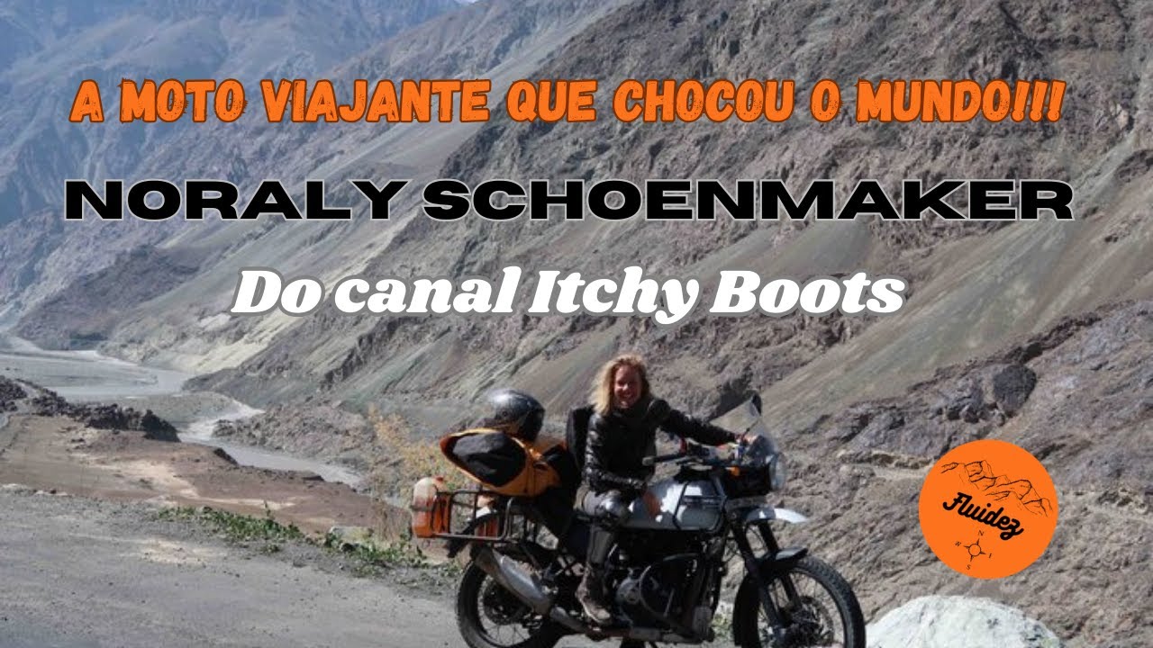 A moto viajante que chocou o mundo!!! Noraly Schoenmaker do canal Itchy ...