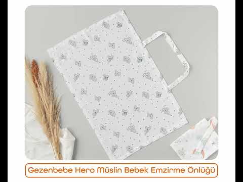Gezenbebe Hero Müslin Bebek Emzirme Önlüğü