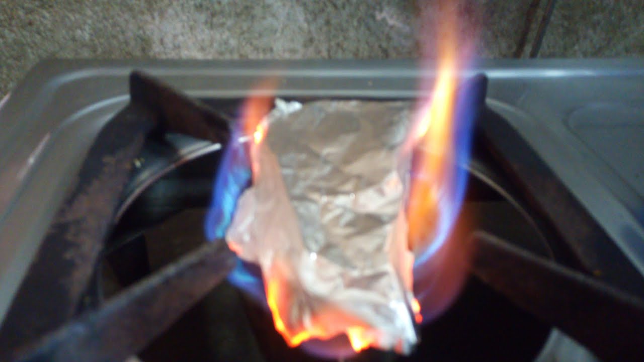 ALUMINUM FOIL VS FIRE Fire vs Aluminum Foil Experiment Experiment with ...