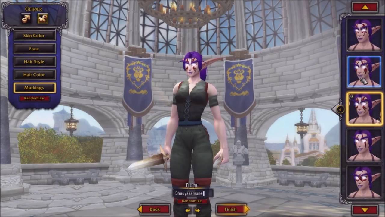 worlds of warcraft showing off some of the playable classes - YouTube