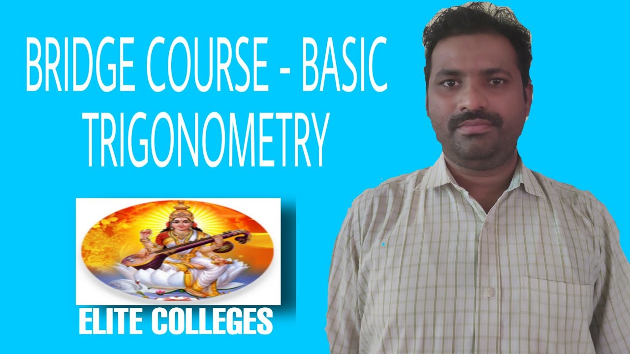 Bridge course - Basic trigonometry - YouTube