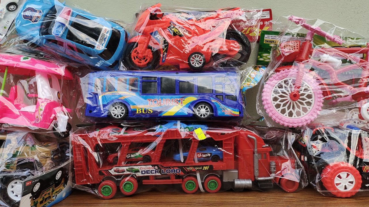 Unboxing Brand New Toys | CNG Auto Rickshaw, Jeep, Police Car ...