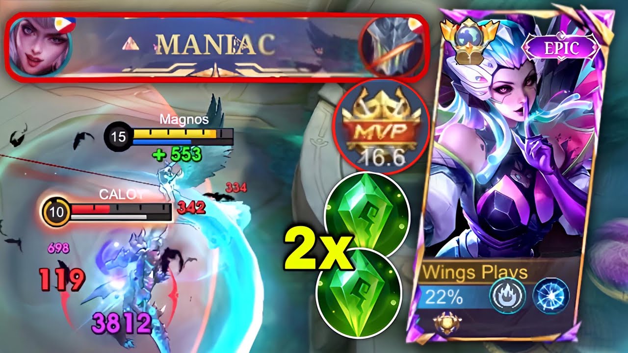 ALICE 2X HOLY CRYSTAL INSANE MANIAC😱 | BEST BUILD FOR SOLO HYPER (100% ...