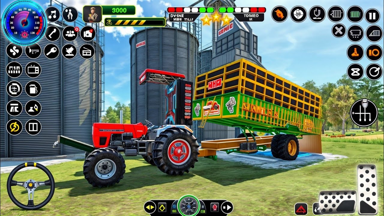 Indian Cargo Tractor Driving Game 3D - Tractor Farming Tractor ...