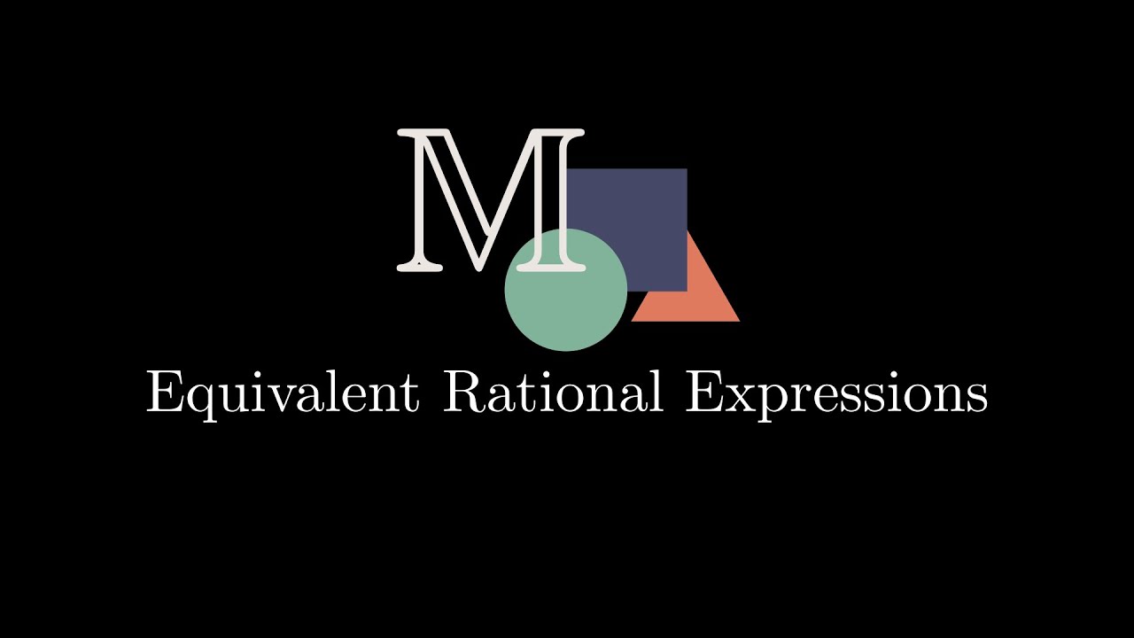 Using Equivalent Rational Expressions to Solve for x (without words ...