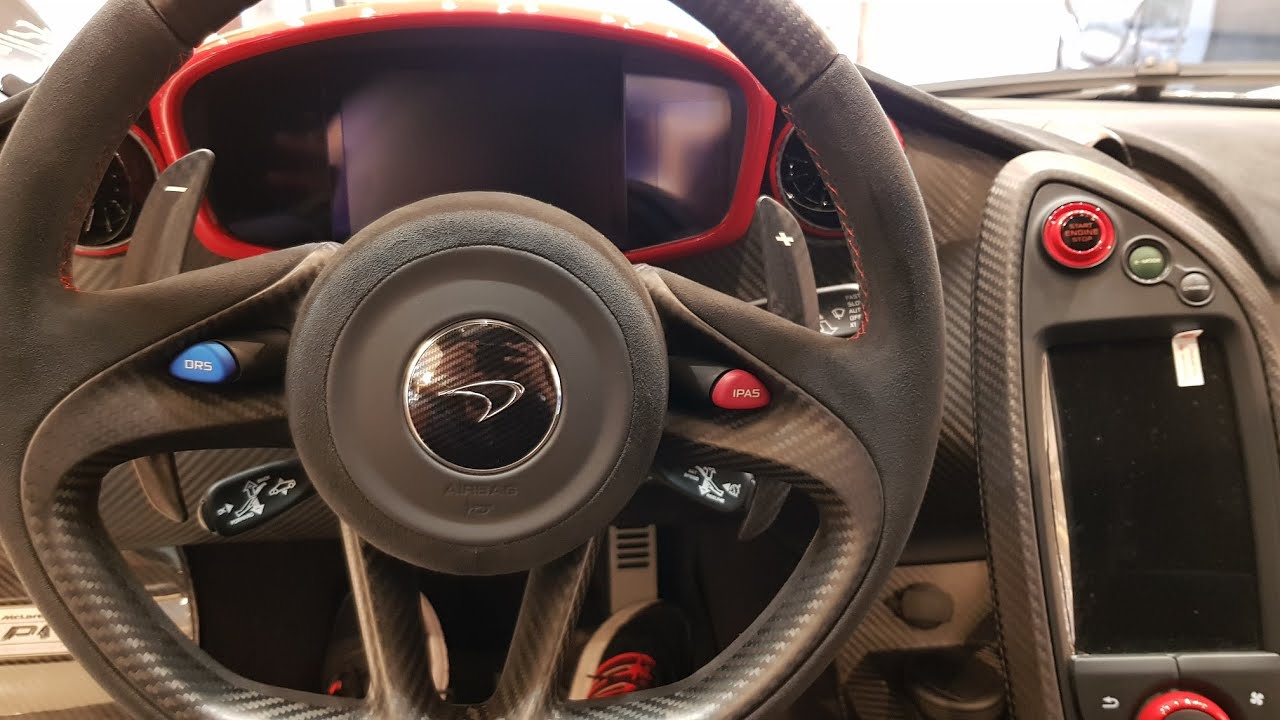 1 of 5 McLaren P1 Carbon Series interior in detail - English - YouTube