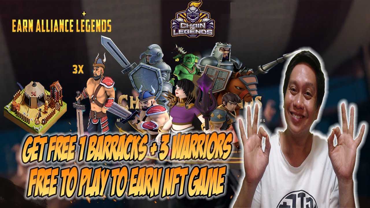 Chain of Legends get your $30 in-game assets Free to Play Play to Earn ...