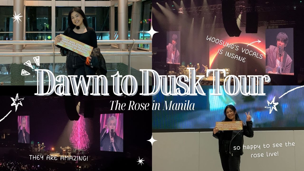 The Rose Concert VLOG ♡ | Dawn to Dusk Tour in Manila - YouTube