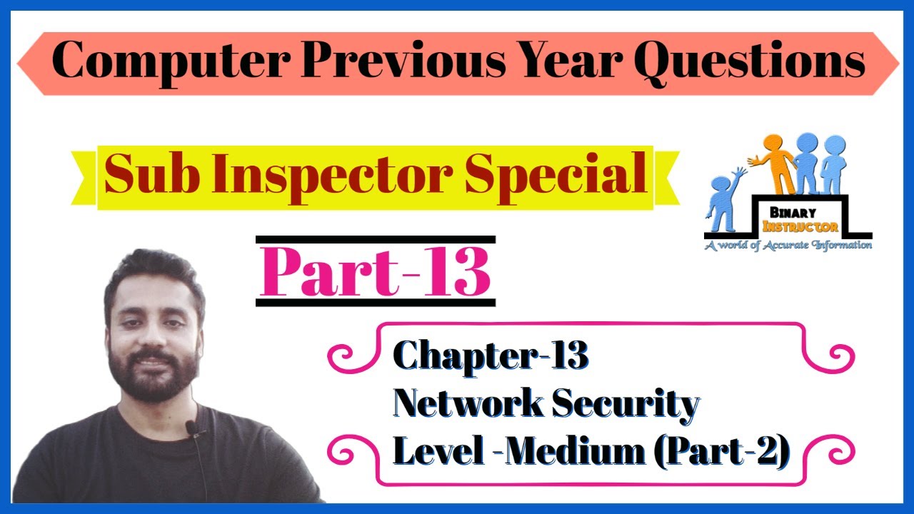 Chapter - 13 Network Security (Level-2----Medium) Part-2 - YouTube