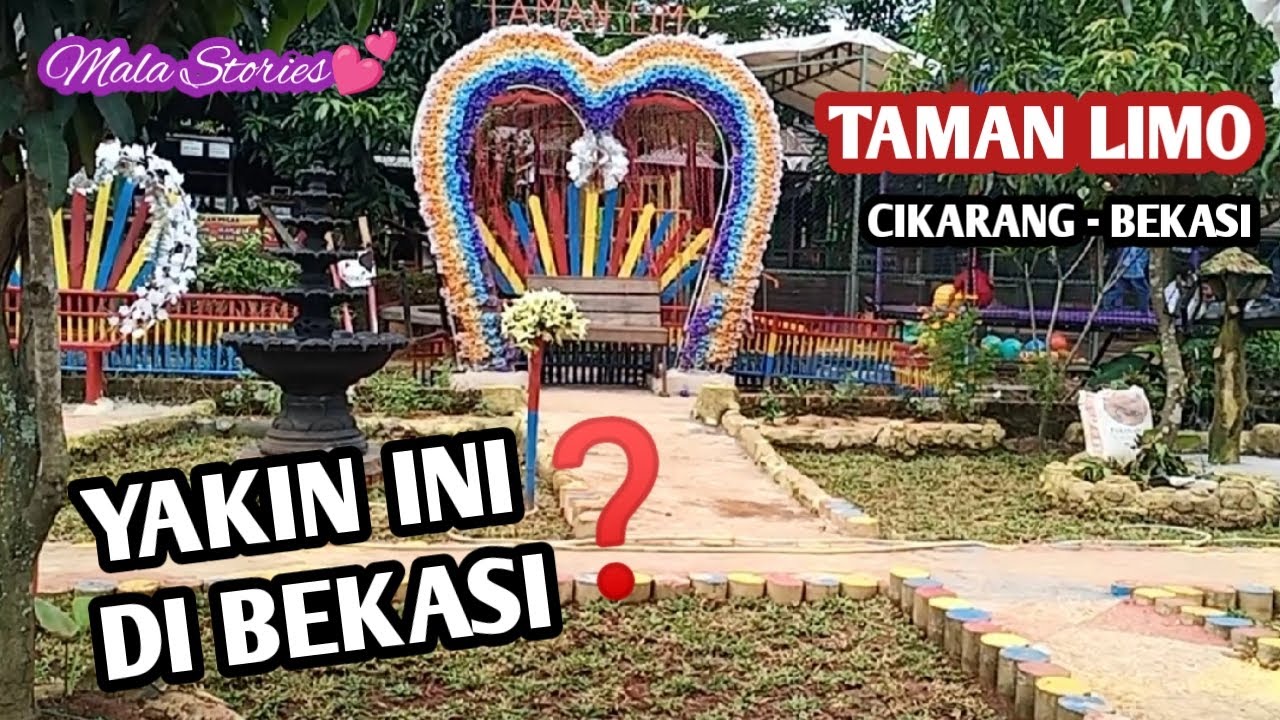 WISATA TAMAN LIMO |JATIWANGI- BEKASI GRATIS😱 - YouTube