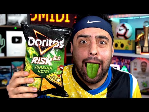 DİLİM YEŞİL OLDU ANNE ! DORİTOS RİSK 5.0 WASABİ ACISI CHALLENGE ! ARENA OF VALOR YENİ ÇAĞ !