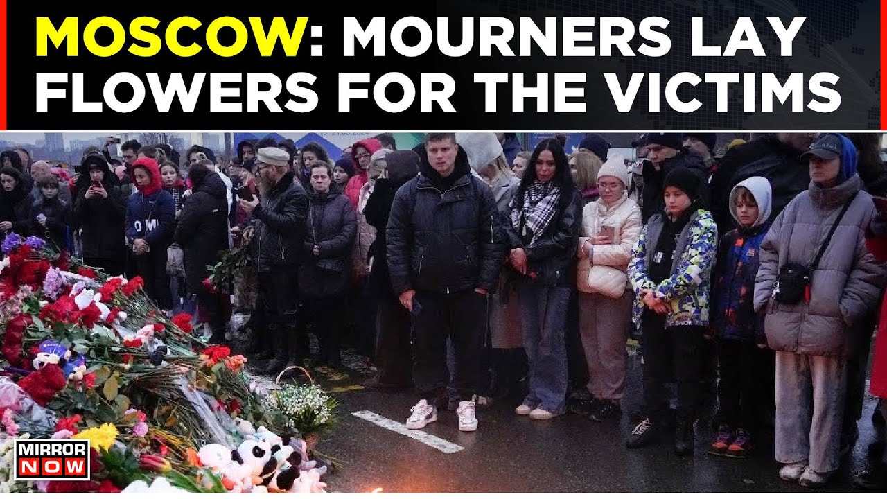 Russia: Mourners Lay Flowers For The Victims At The Site Of Terror ...