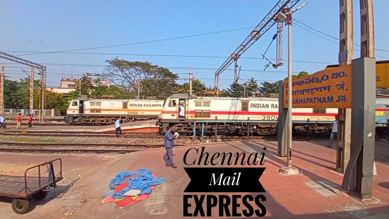 Chennai Mail Express || Train Journey || Howrah to Chennai Central ...