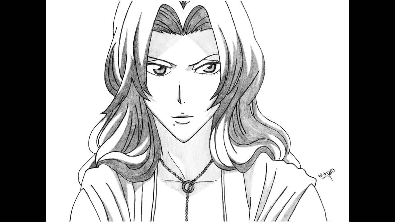 Como dibujar a RANGIKU MATSUMOTO - Bleach. How to draw RANGIKU ...