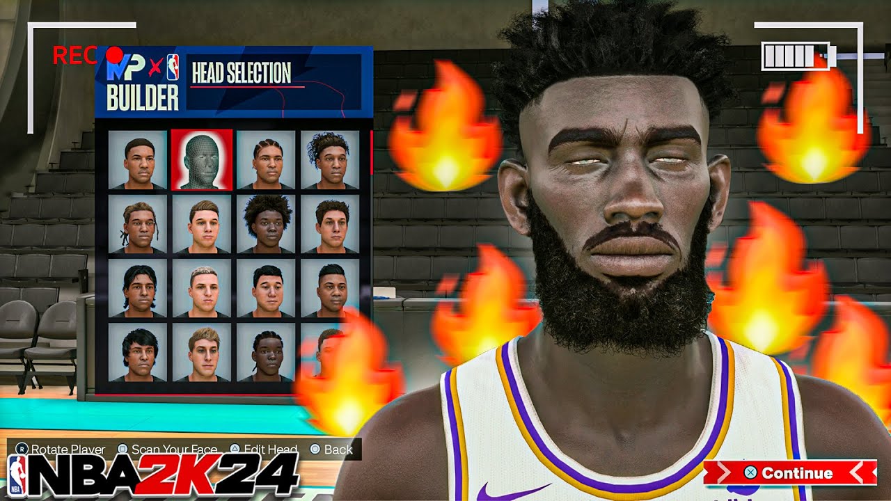 *NEW* COMP GUARD FACE CREATIONS TUTORIAL IN NBA 2K24 | BEST DRIPPY FACE ...
