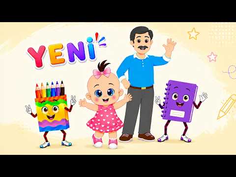 YENİ - Baba Bu Ne? KIRTASİYE✏️Kalem/Silgi/Defter/Kalemtıraş/Kuru Boya Kalemi🎶Eğitici Videolar