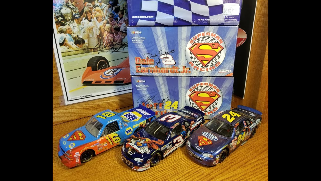 NASCAR Diecast Review: 1999 Superman Champions set - YouTube
