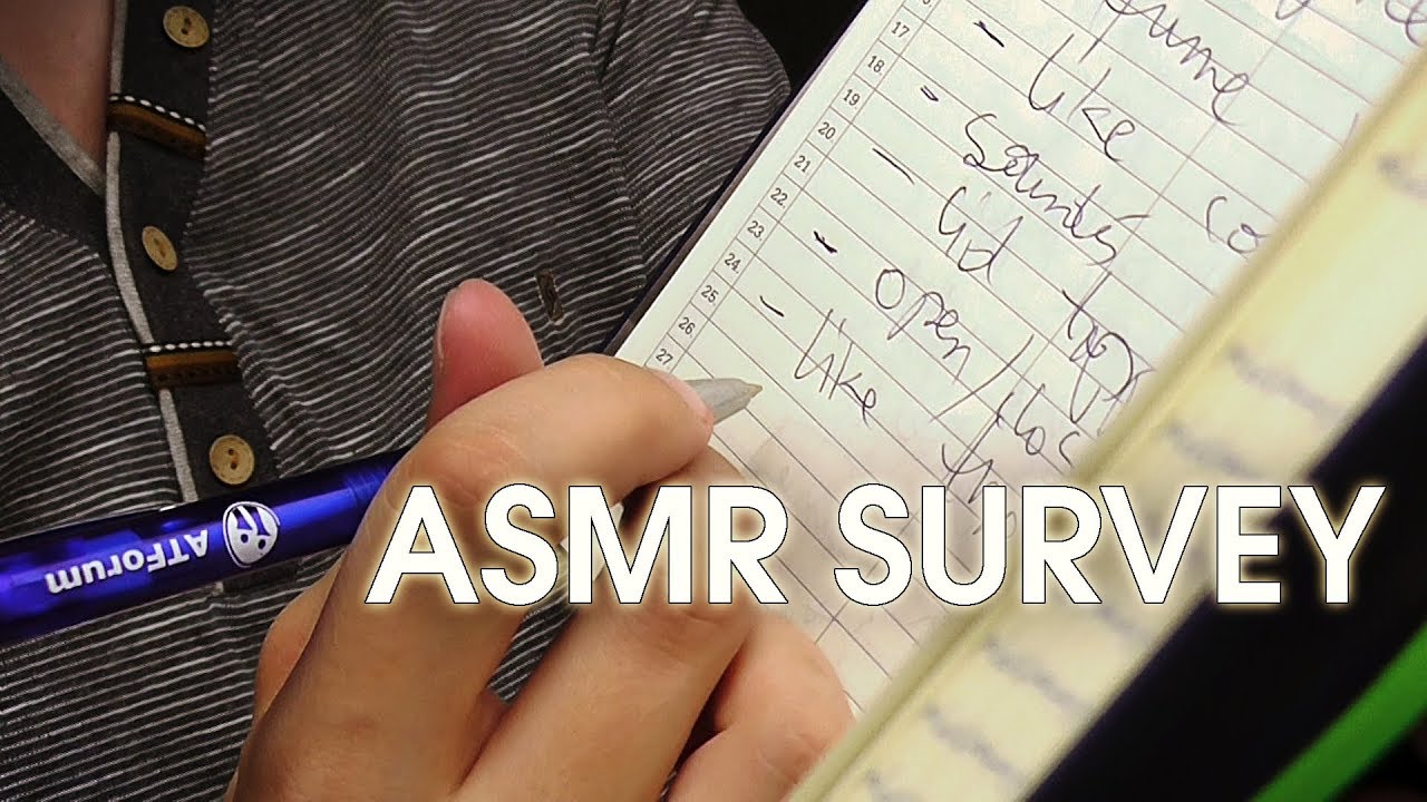 TRIGGERS SURVEY WITH ASMR ASSISTANT (ROLE PLAY) - YouTube