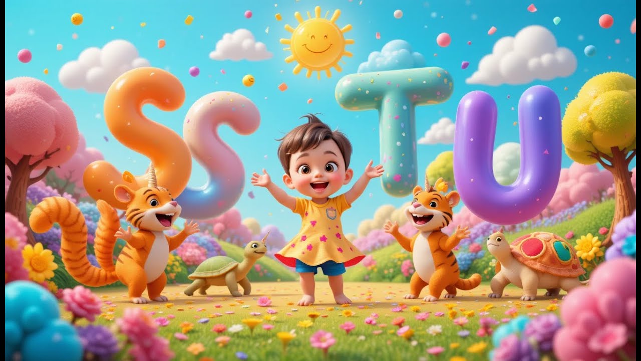 T is for Turtle | ABC Animal Song for Kids | Learn the Alphabet with ...