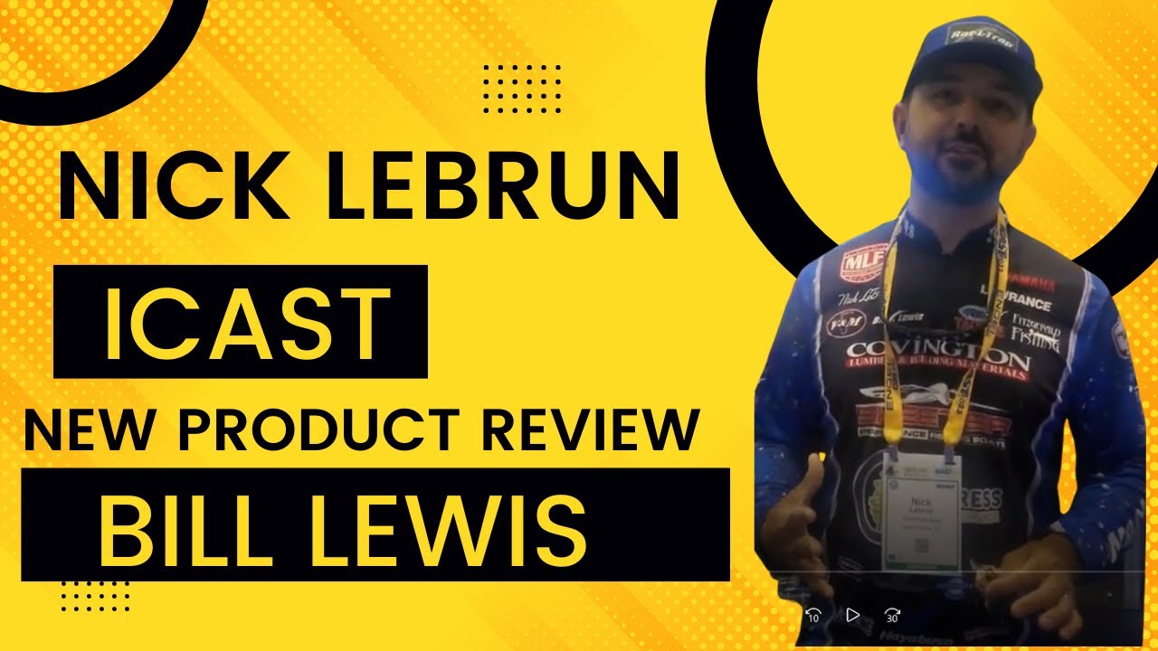 Nick Lebrun Shares a New Bill Lewis Product with us at ICAST - YouTube