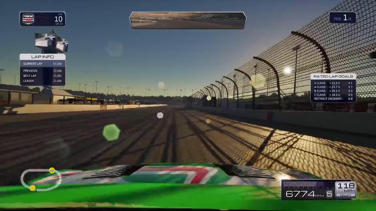 Nascar 25 IRACING PS5 online racingCharlotte 25% G29 wheel - YouTube