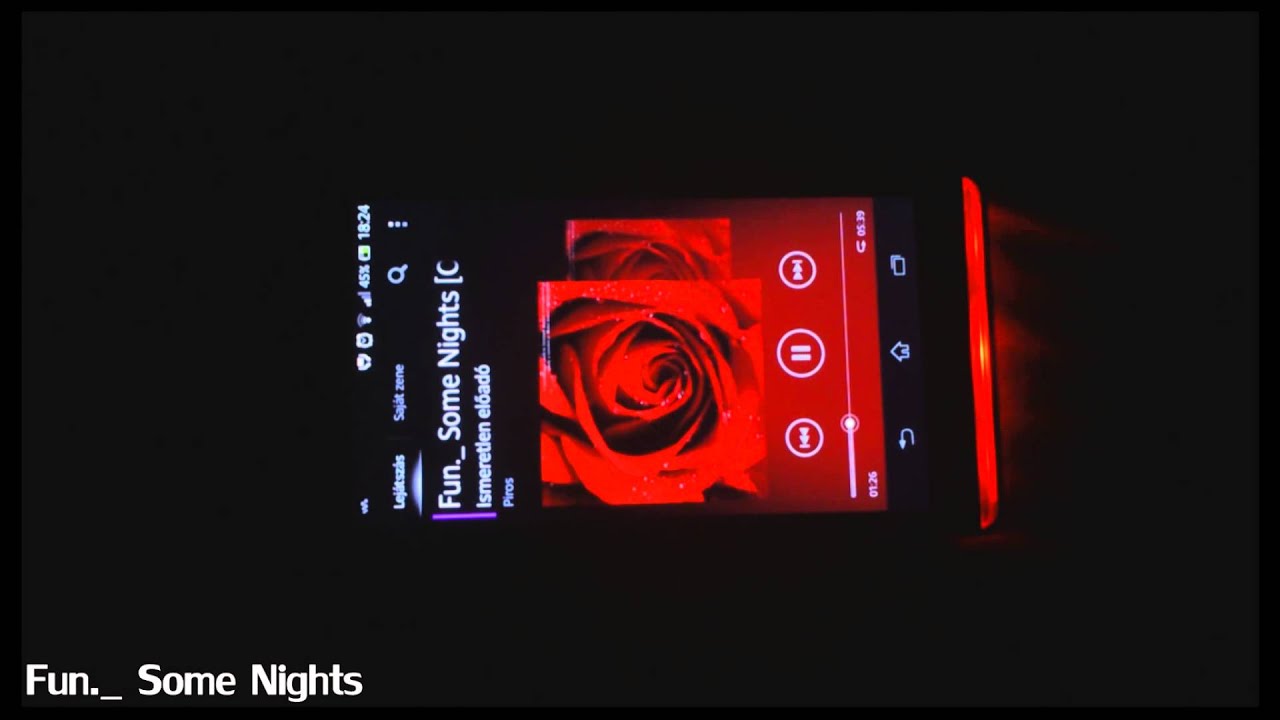 Sony Xperia SP led demonstration - YouTube