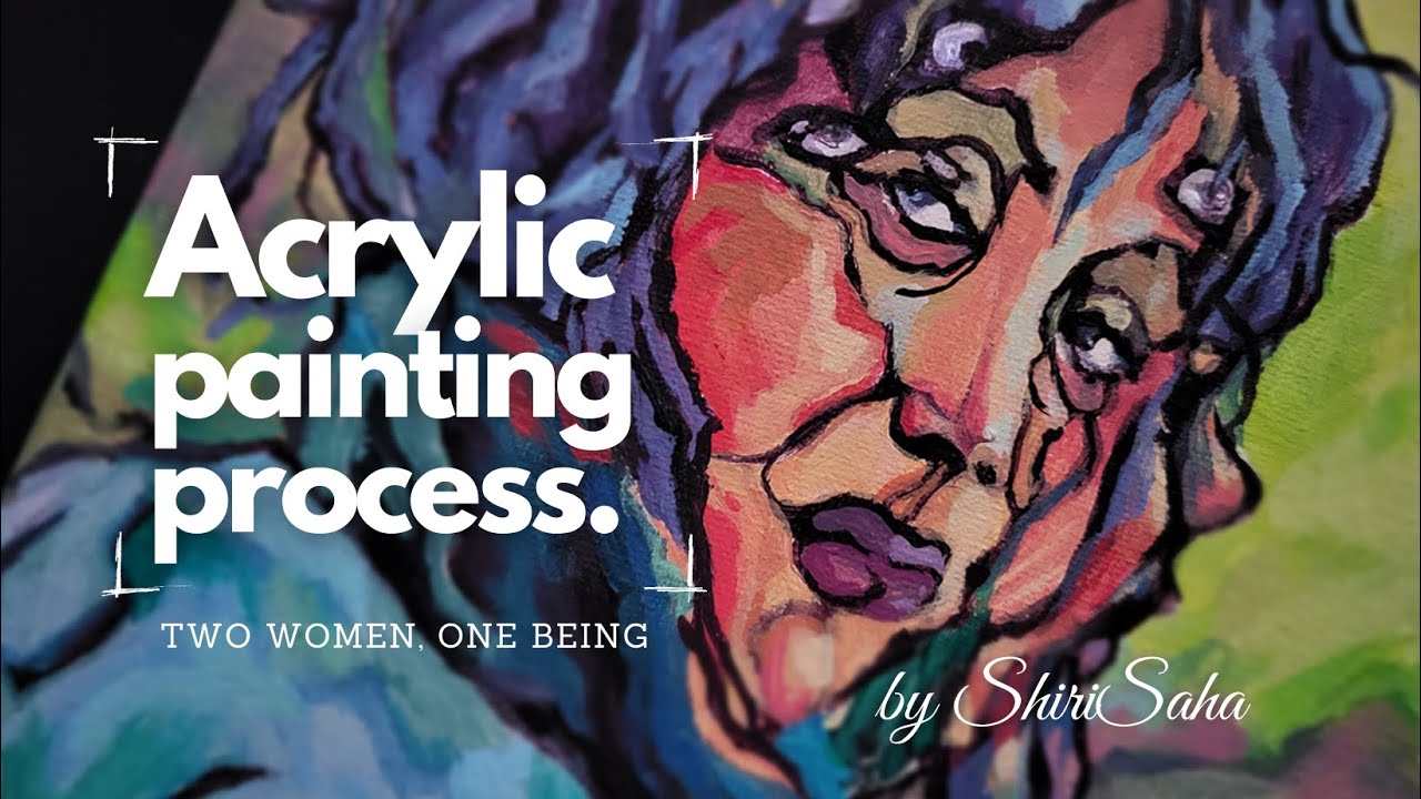 Acrylic Painting Process 05 - YouTube