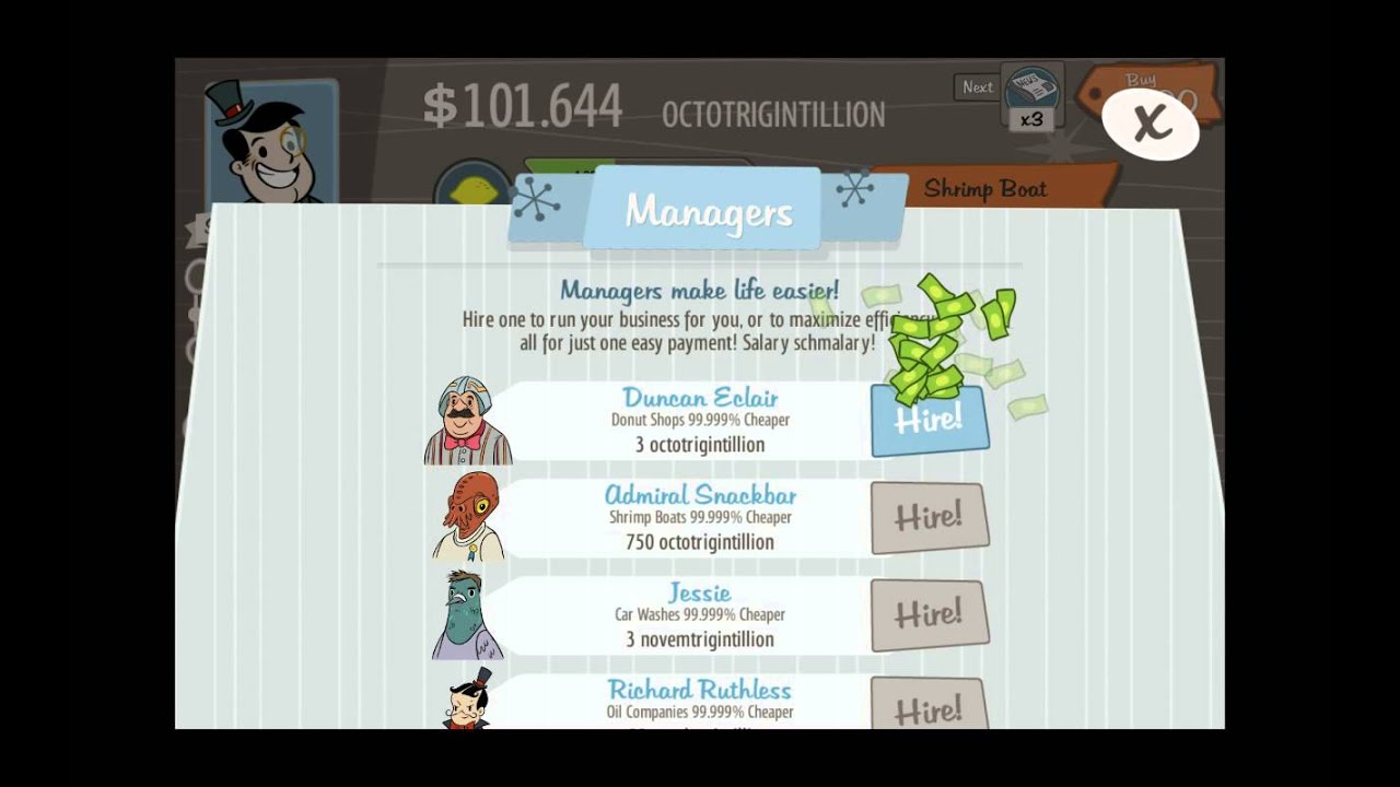 Adventure Capitalist: Life Manager achievement with 1 Lemonade Stand ...